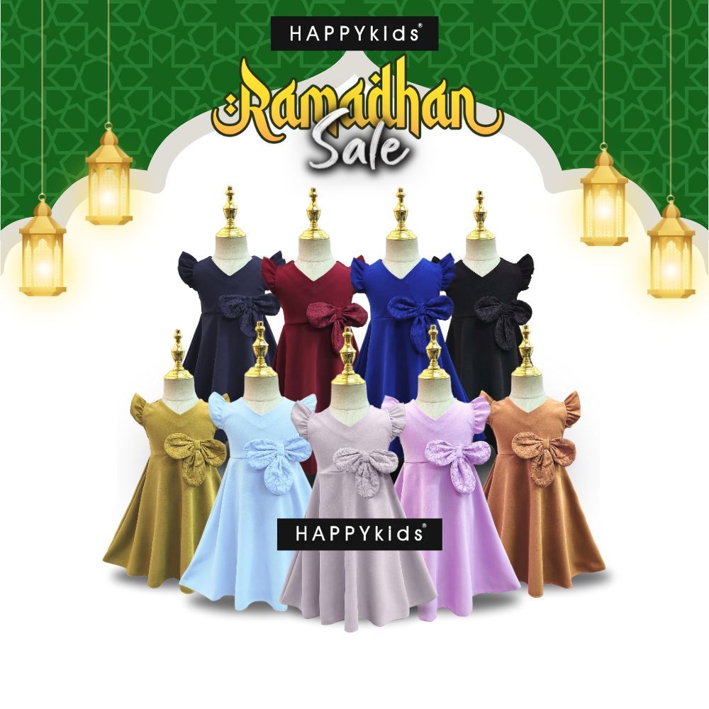 Baju Raya 2025 by HAPPYkids Bella Baju Raya Dress Baju Raya Budak Baju ...