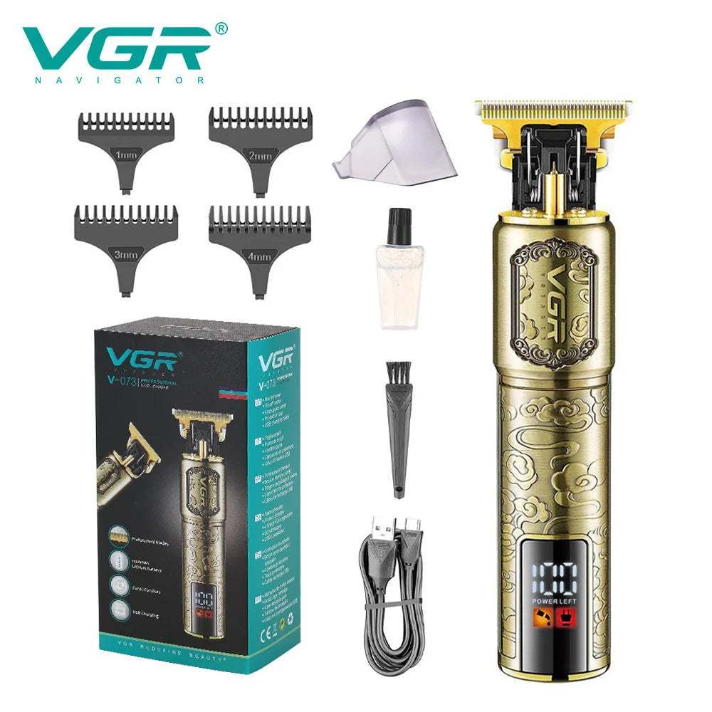 vgr-v076 original Trimmer Wireless Rechargeable Hair Clipper Hair Cutter Gunting Rambut Ready ...