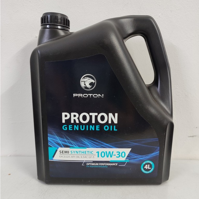 Proton Petronas 10W30 Engine Oil Semi Synthetic 10W-30 Engine Oil 4L ...
