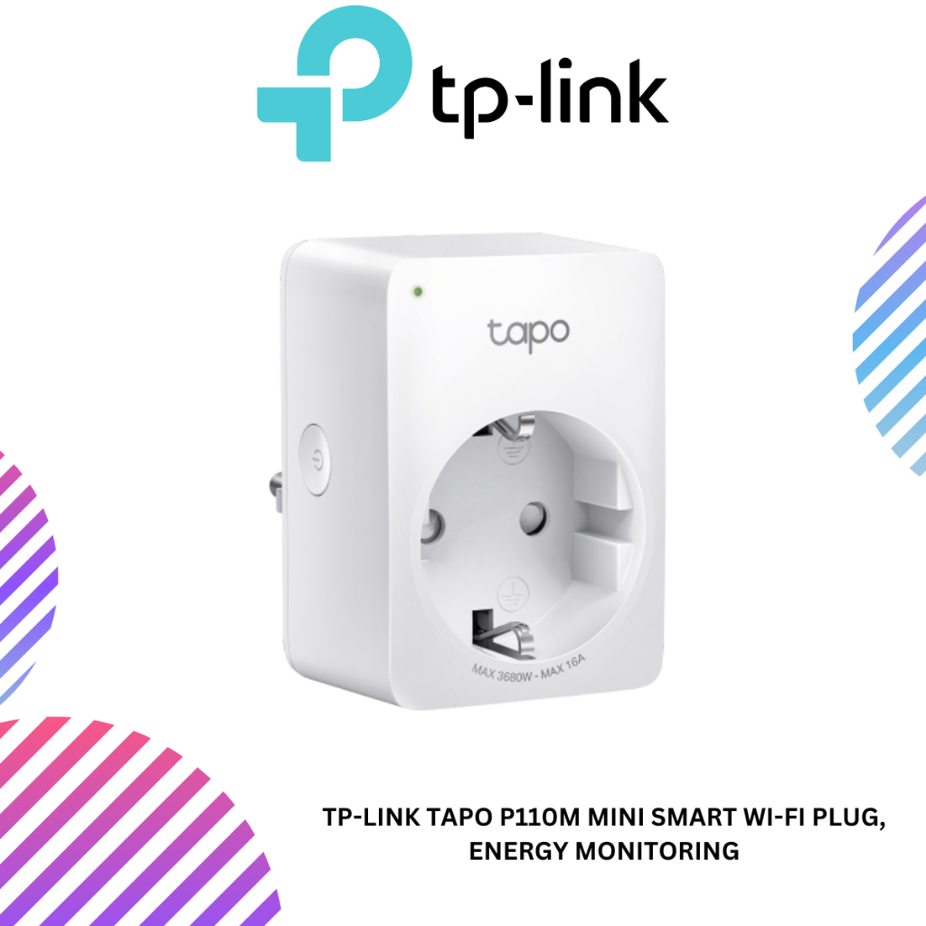 TP-Link Tapo P110M Mini Smart Wi-Fi Plug, Energy Monitoring | Shopee ...