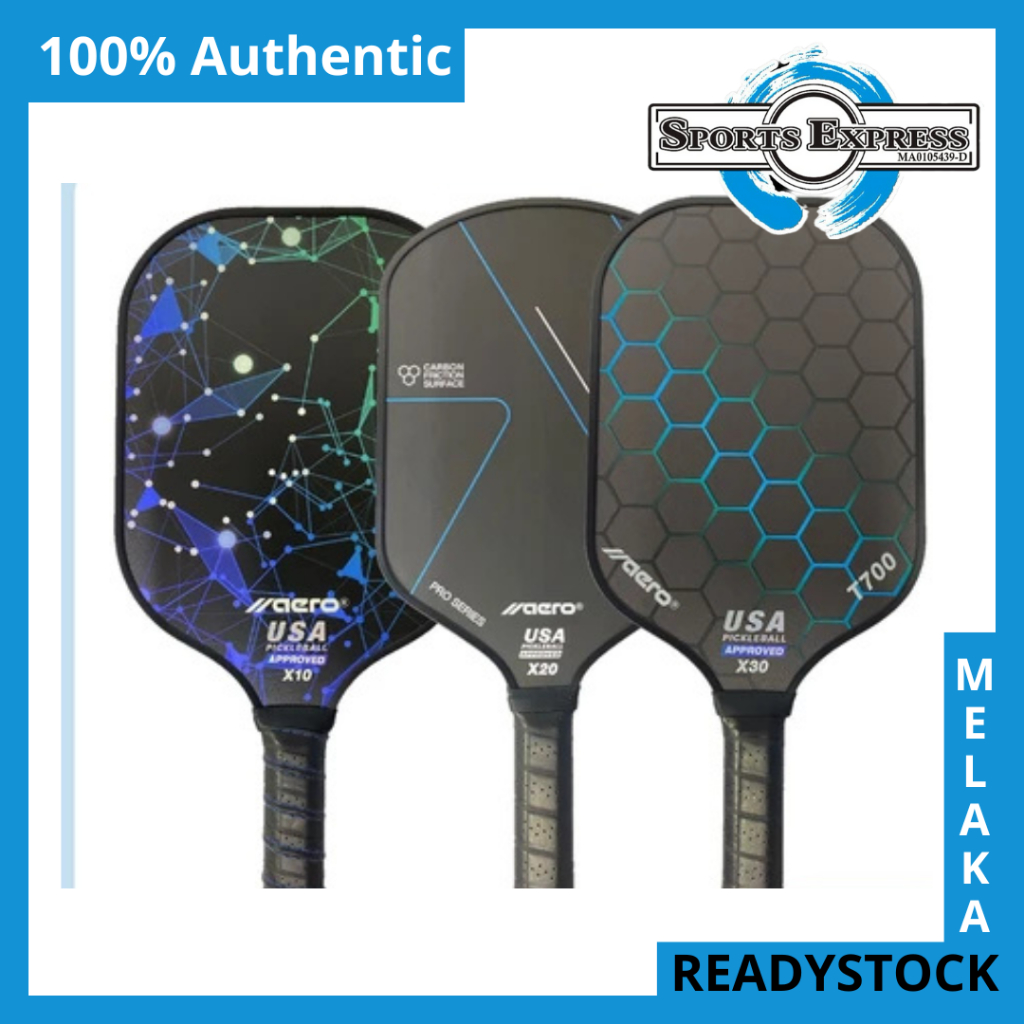 Pickleball Paddle T700/T300 Carbon/Fiberglass Surface 74cm [100% Authentic] -Sports Express ...