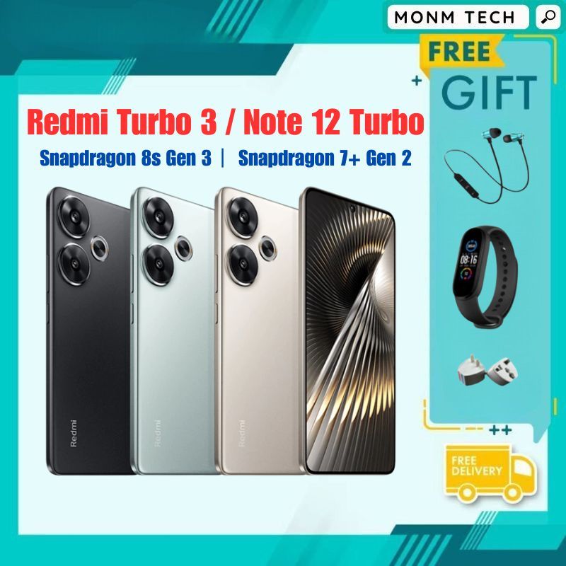 Xiaomi Redmi Turbo 3 / Redmi Note 12 Turbo / Xiaomi Redmi Note 12T Pro / Snapdragon 7+Gen 2 ...