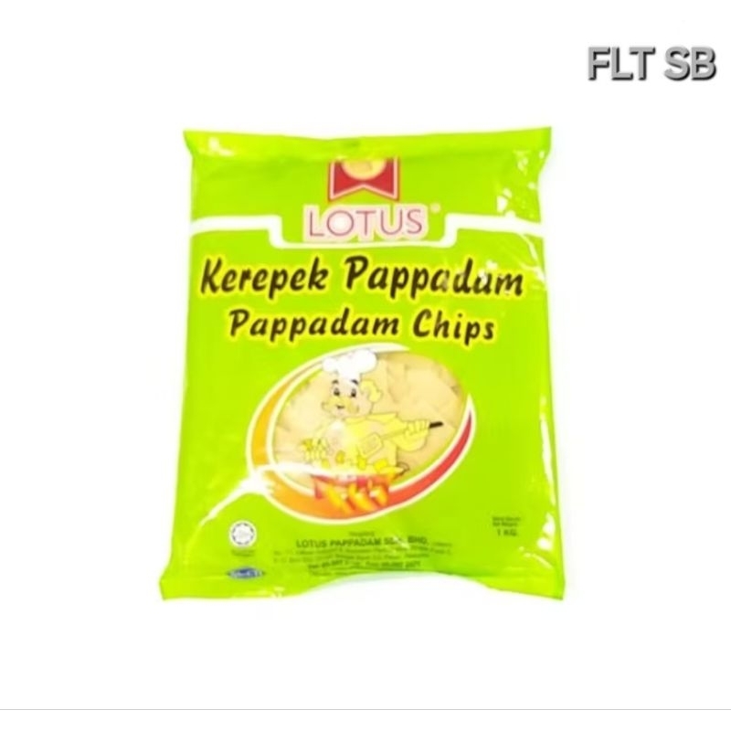 Lotus Pappadam Chips / Appadam Chips 500g / 1kg | Shopee Malaysia