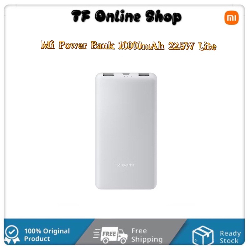 Mi Power Bank 10000mAh 22.5W Lite 100% Original Set | Shopee Malaysia