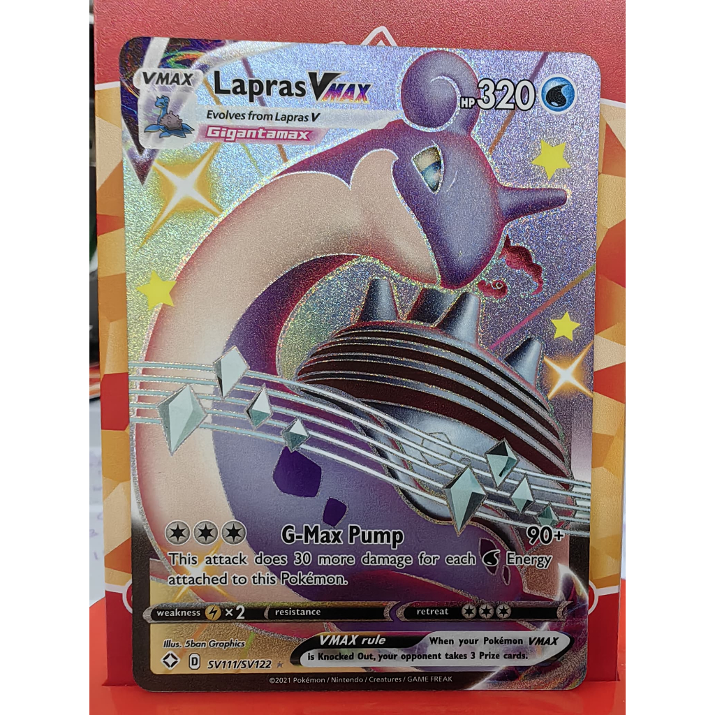 Lapras VMAX - Shining Fates: Shiny Vault (SHFSV) | Shopee Malaysia