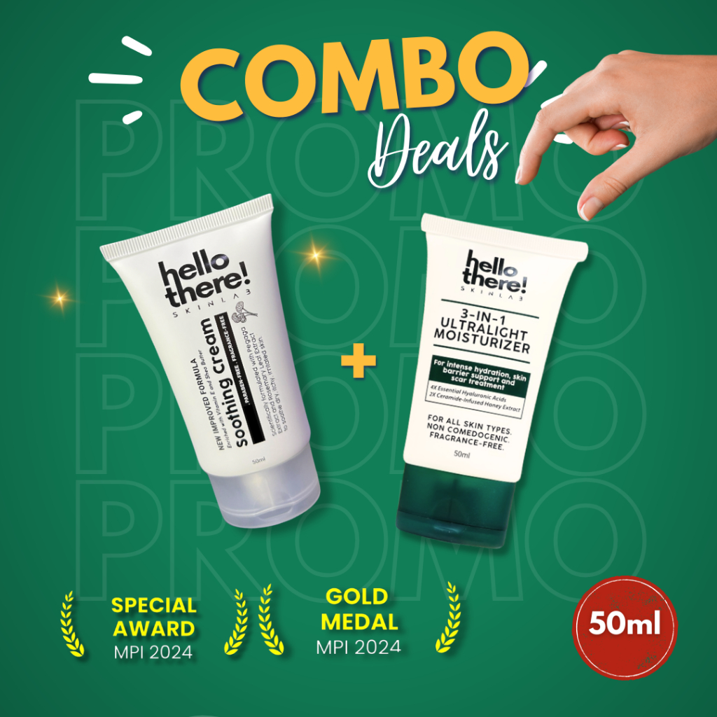 [COMBO] HELLOTHERE Soothing Cream 50ml + 3in1Ultralight Moisturizer ...