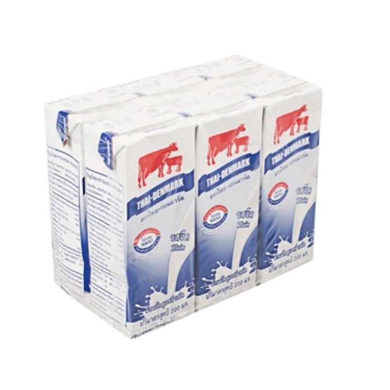 Thai -denmark plain milk 200ml (1x6) | Shopee Malaysia