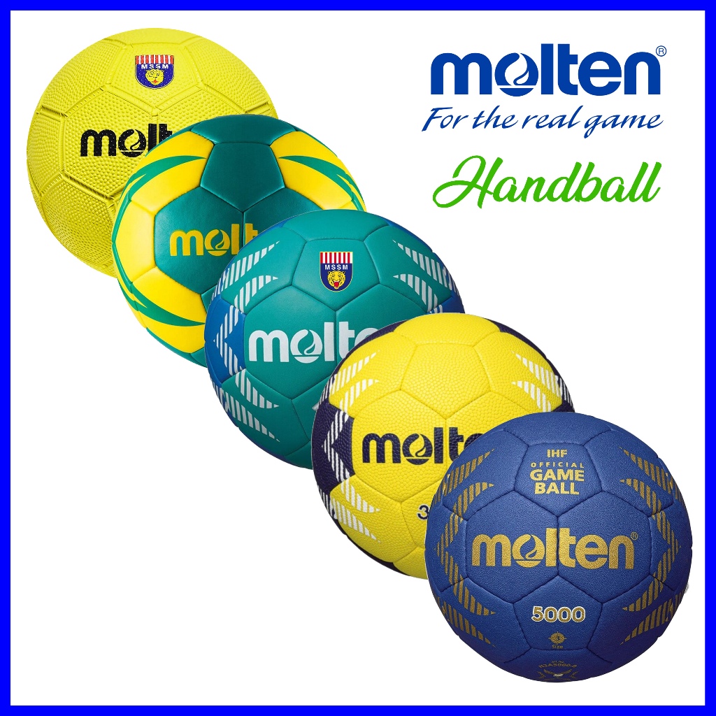 Molten Handball MSSM IHF Bola Baling Size 1 2 3 H1R H2R H3R H2X1800 ...
