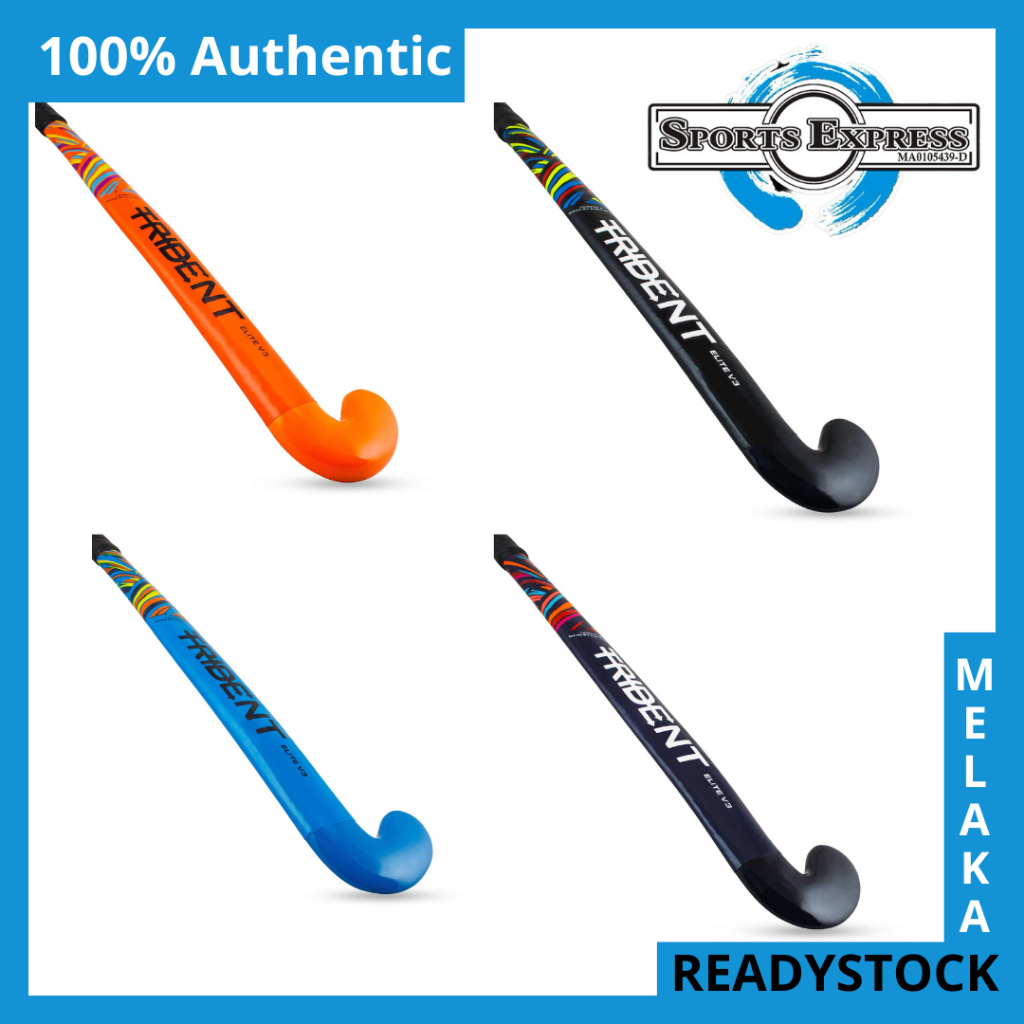 Trident Hockey Stick Elite V3 Stik Hoki Orange/Sky Blue/Space/Black ...