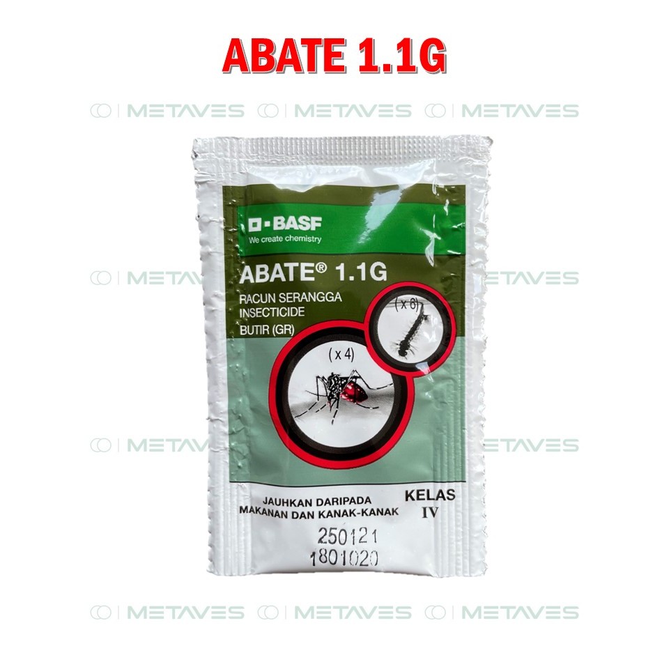 Abate - ubat jentik jentik larva nyamuk 10gm / Mosquito killer ...