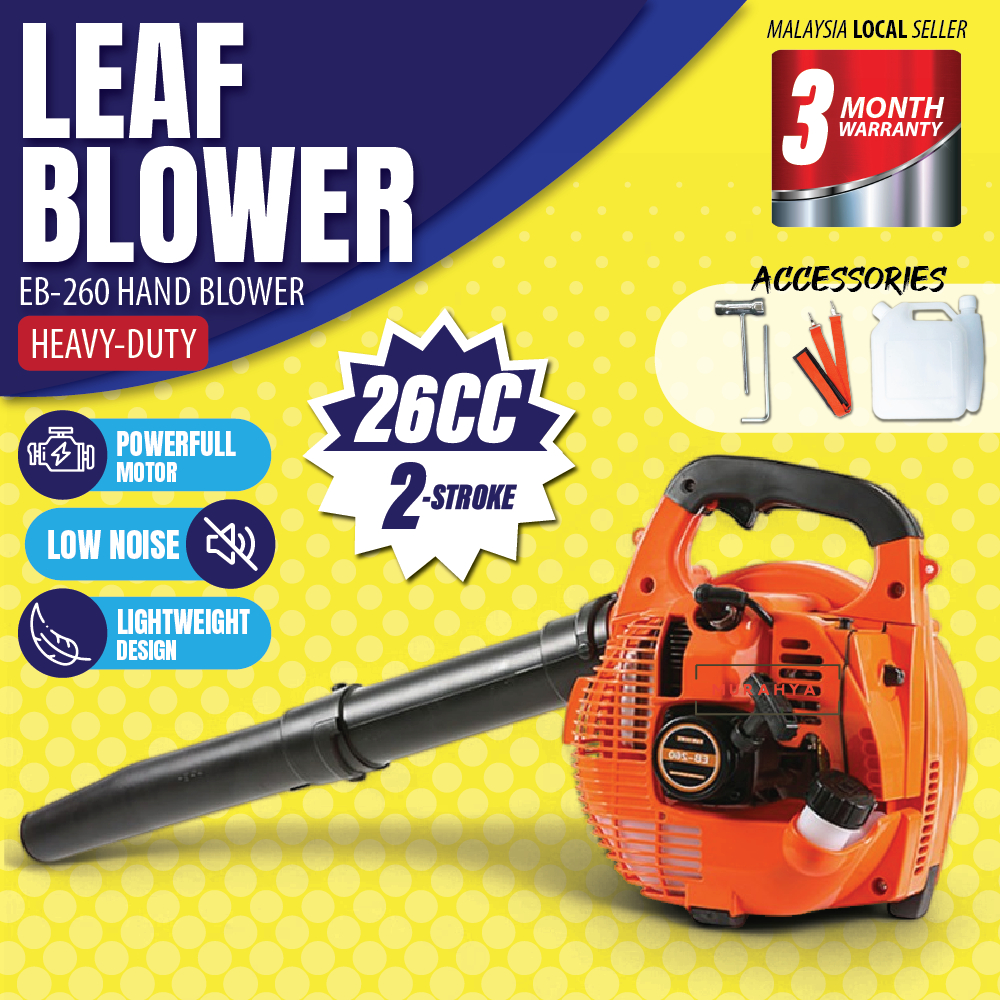 Blower Angin Cordless Petrol Heavy Duty Leaf blower EB260 Leaves Air ...