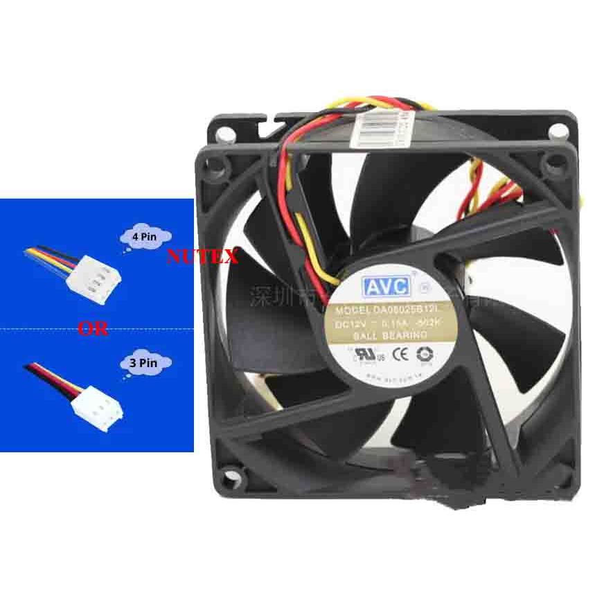 12V 8025 8CM CPU Cooling Fan DESKTOP Cooler Computer CPU FAN PC ...