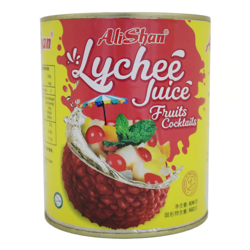 Alishan Lychee Juice Fruits Cocktails 836g | Shopee Malaysia