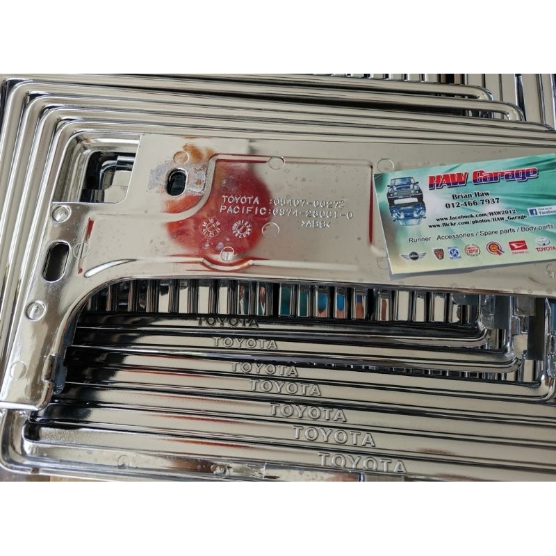 TOYOTA Original Chrome Plate Frame | Shopee Malaysia