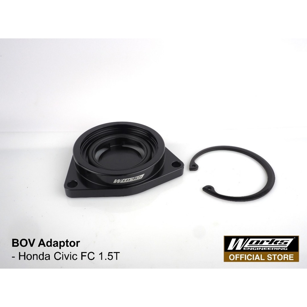 Works Engineering BOV Adaptor Blow Off Valve Adapter HKS SQV - Honda Civic FC X CRV 1.5T 2016 ...