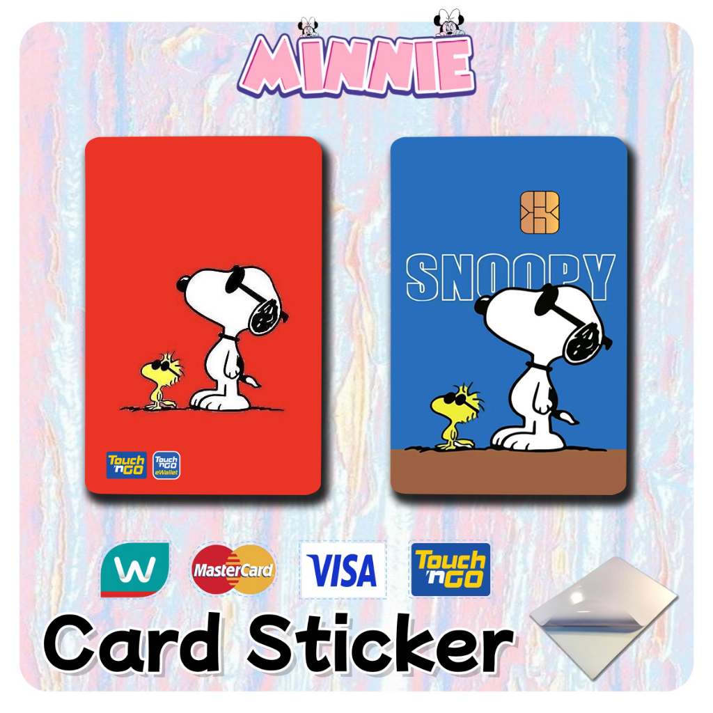 [ Snoopy ] Touch n Go Card Sticker TNG Card/NFC Card/Watsons Card ...