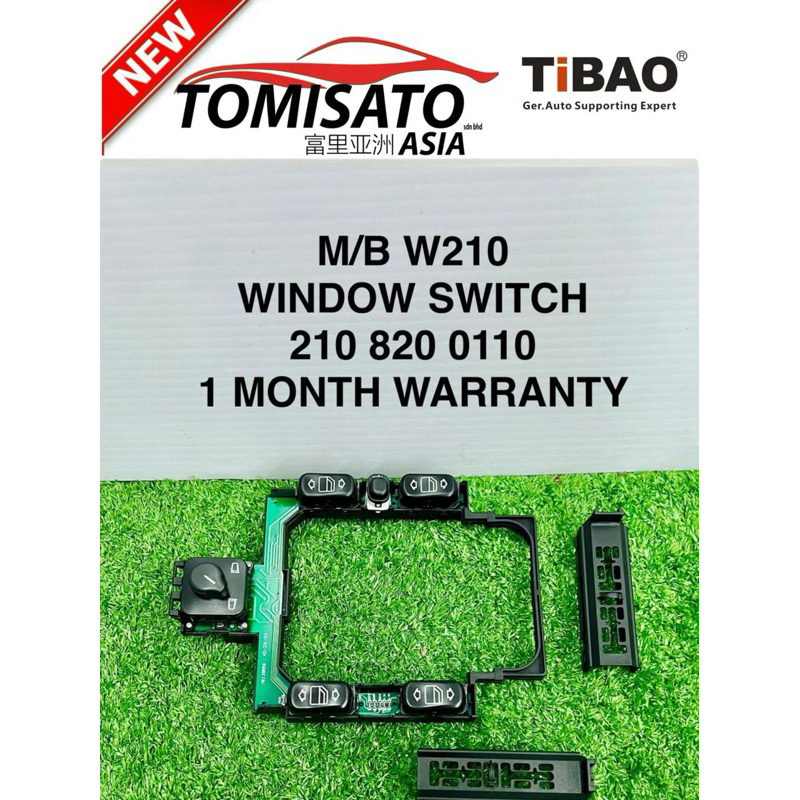 MERCEDES BENZ W210 E CLASS POWER WINDOW MAIN SWITCH (TIBAO) | Shopee ...
