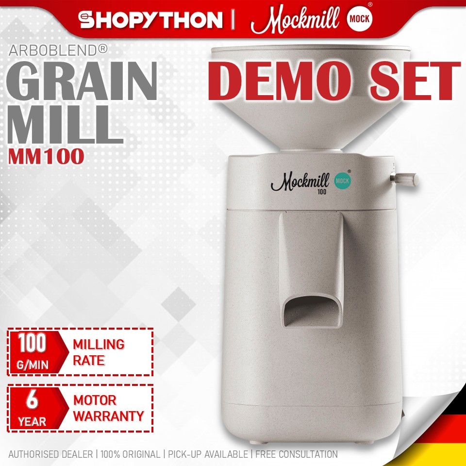 [DEMO SET 60% USED] MOCKMILL 100 Grain Mill (360w) Germany Made 100g ...