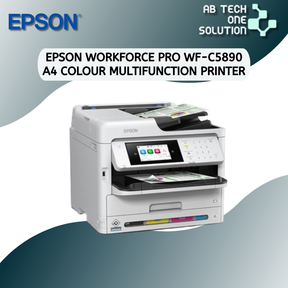 Epson WorkForce Pro WF-C5890 A4 Colour Multifunction Printer | Shopee ...