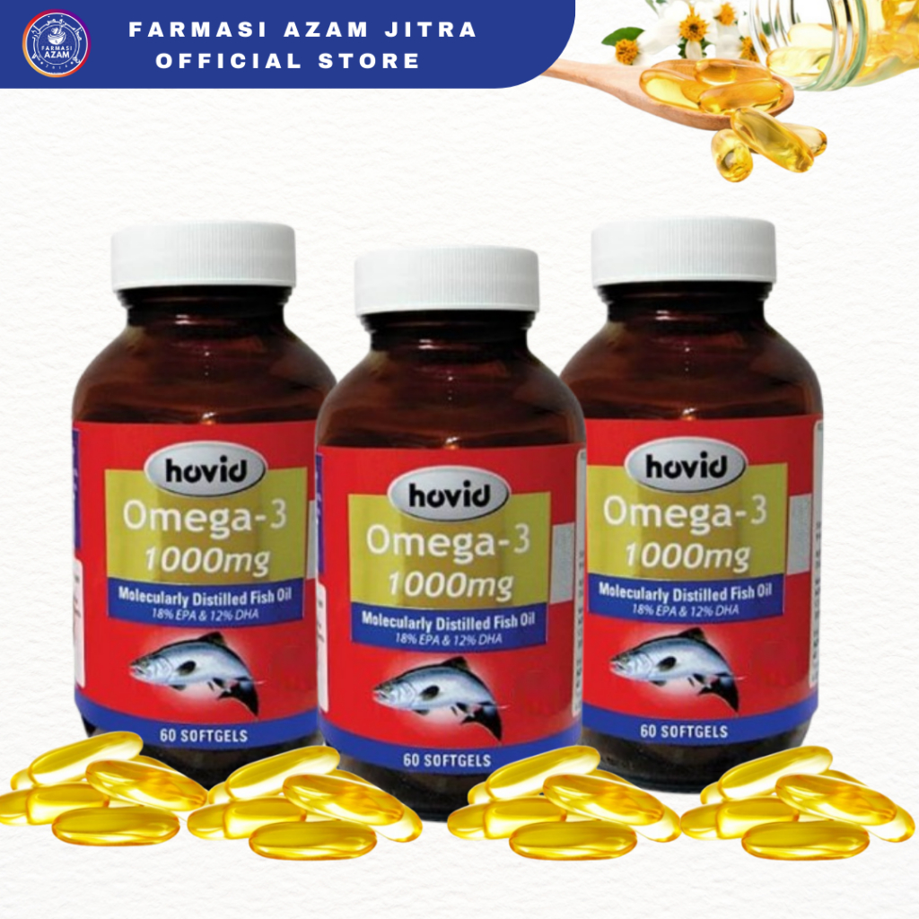 HOVID OMEGA-3 1000MG SOFTGELS 60'S | Shopee Malaysia