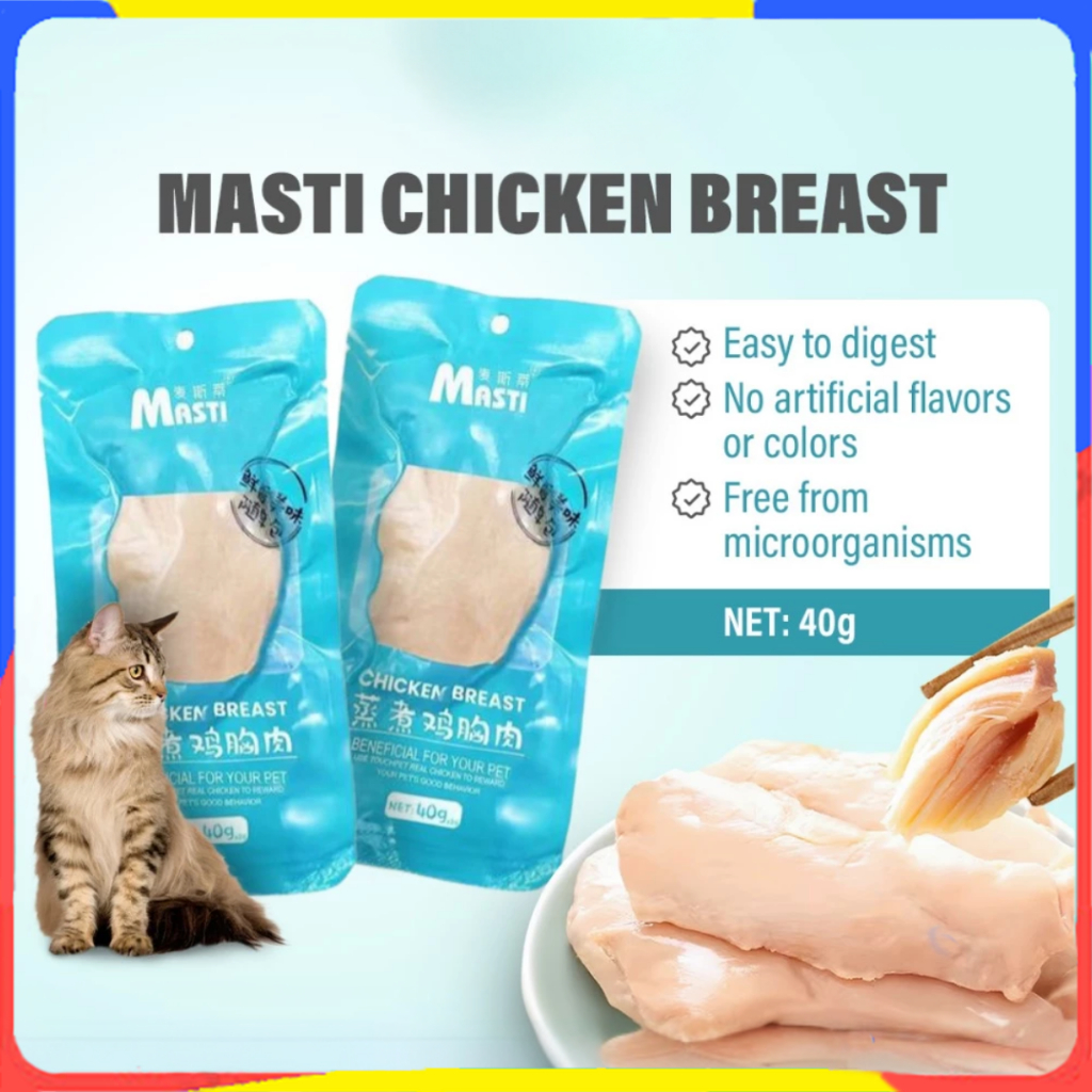 Masti Pet Snack Cat Chicken Breast Cat Food Cat Treat Cat Snack Ayam ...