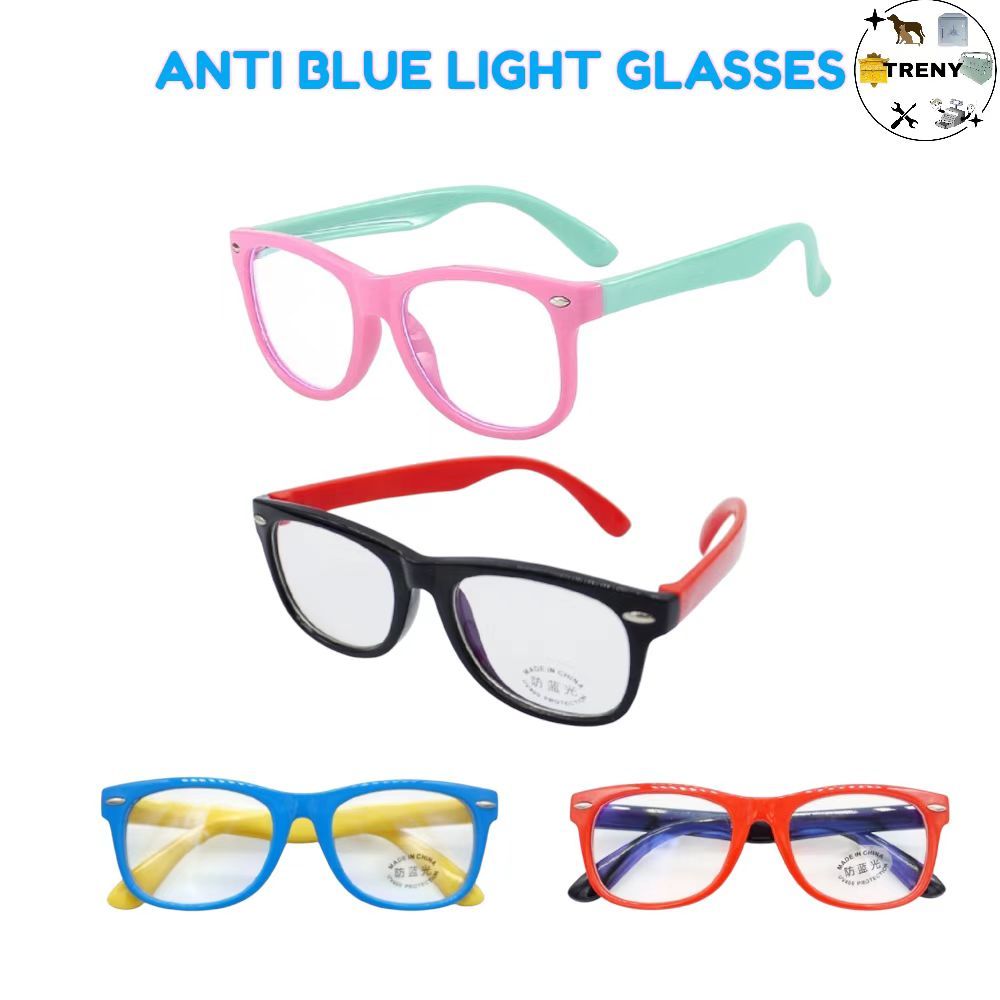 Kids Children Anti Blue Light Glasses Computer Eye Protection Optical ...