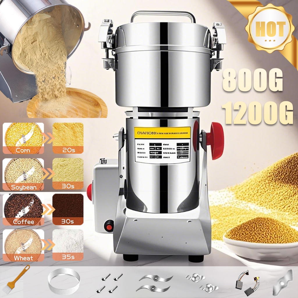 Keletool Pengisar Kering Heavy Duty Grinder Food Processor Grinder 磨粉机 ...