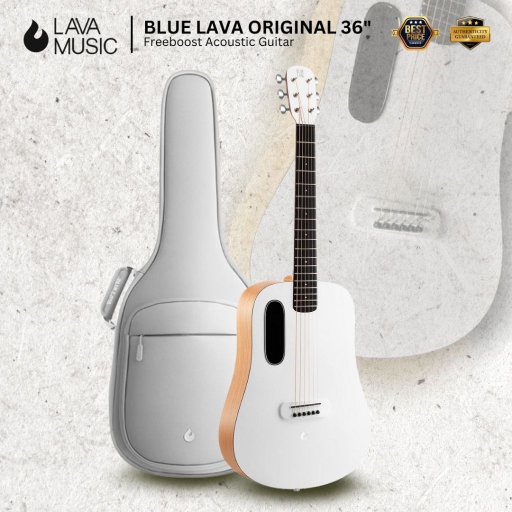 Lava Me Blue Lava Original 36″ Freeboost Acoustic Guitar With AirFlow ...