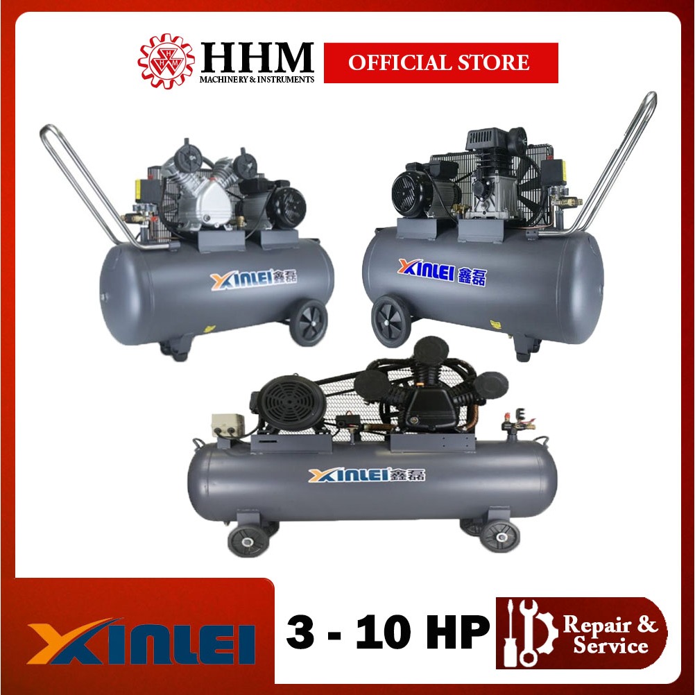 [𝐏𝐑𝐄𝐎𝐑𝐃𝐄𝐑] 𝐗𝐈𝐍𝐋𝐄𝐈 Belt-Driven Piston Air Compressors (Tank : 50 - 200 L / 3 - 10 HP) | Shopee ...