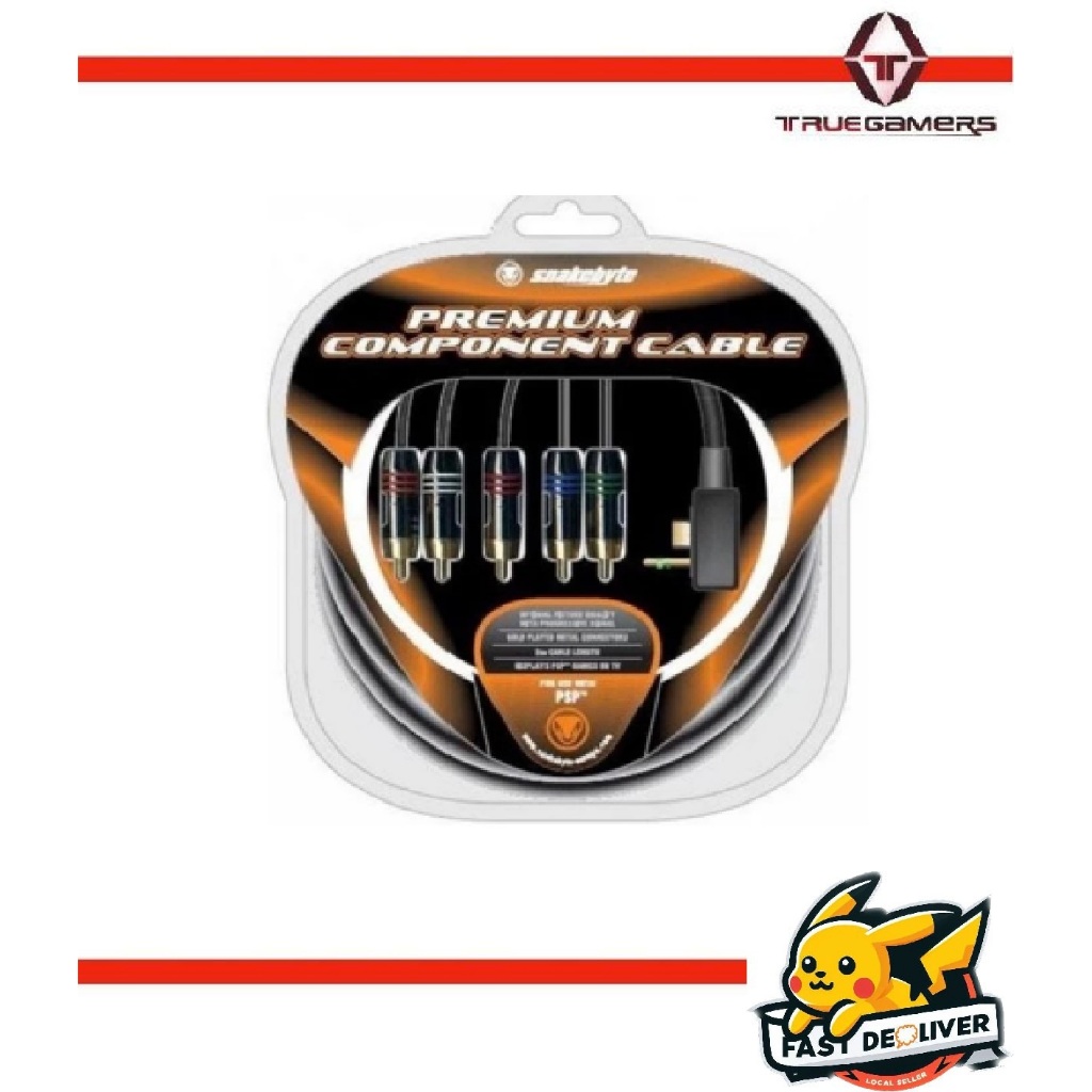 PSP Original Snakebyte Premium Component Cable (PSP 2000/3000) | Shopee ...