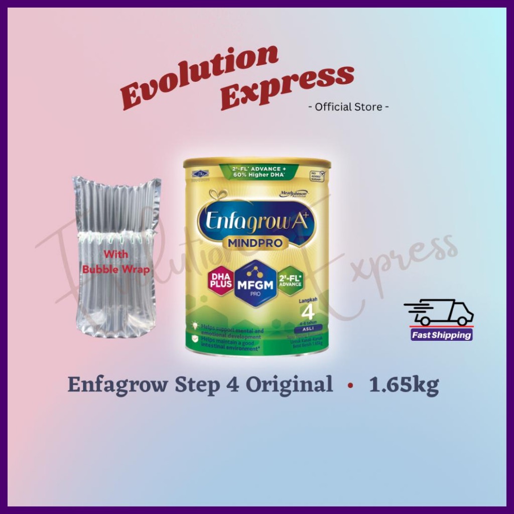 Enfagrow A+ Step 4 Milk Powder (Vanilla/Original) – 580g / 1.65kg / 1.74kg – Exp 07/2025 ...