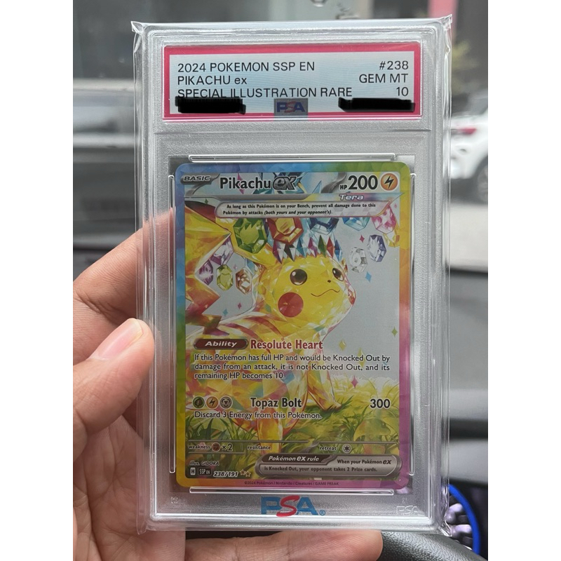 Pikachu SIR Surging Spark [PSA10] - Pokemon SV08 | Shopee Malaysia