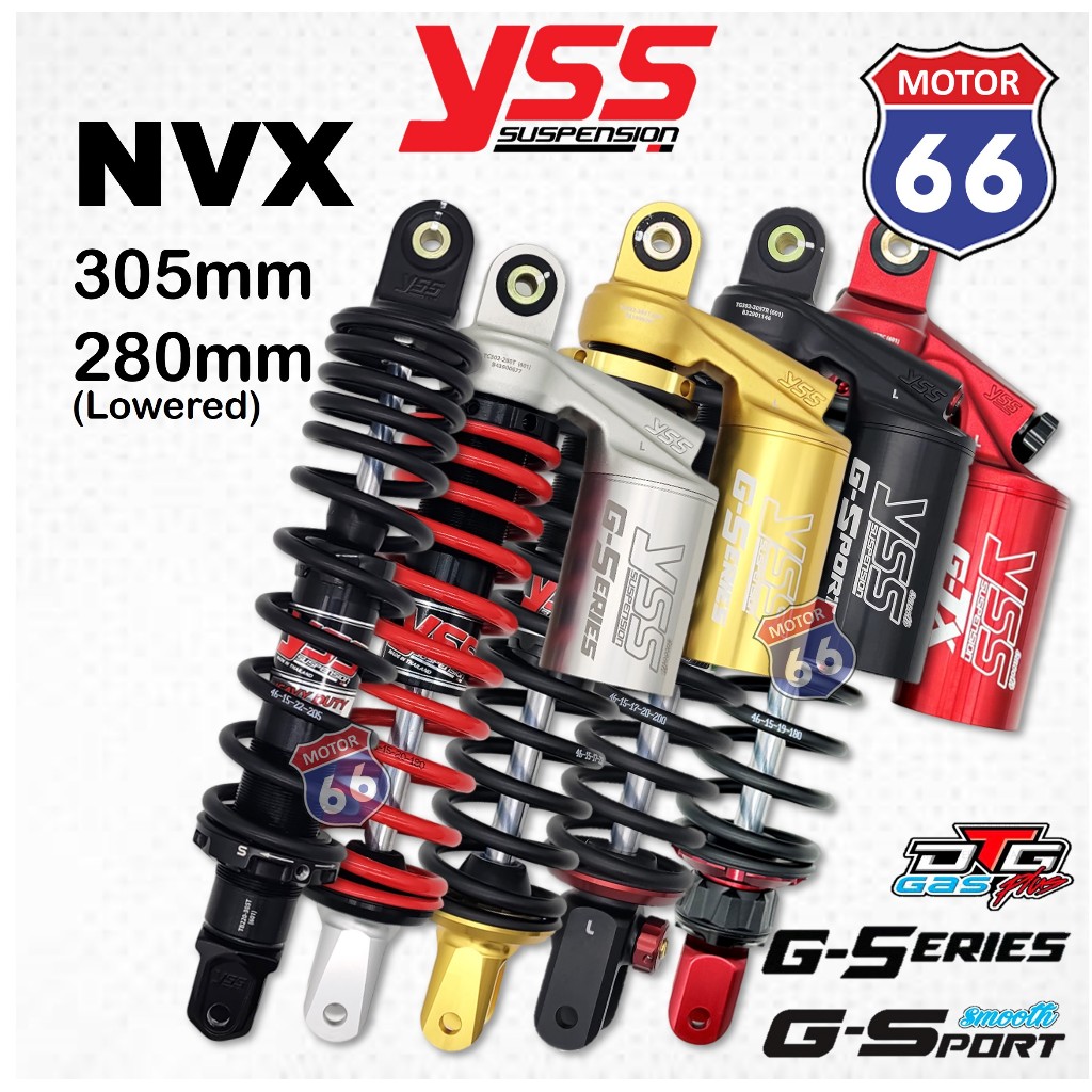 NVX Absorber Suspension 305mm / 280mm YSS TwinShock. v1 v2. Original ...