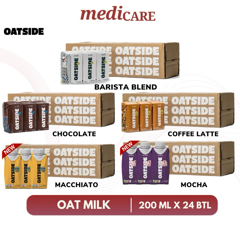 [CARTON] OATSIDE Oat Milk Pocket Pack Mini Size Oatmilk (Barista Blend ...