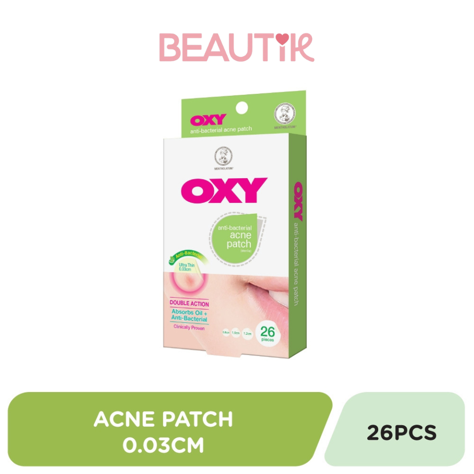 Oxy Anti-Bacterial Night Acne Patch (0.03cm) 26's [Fight Pimples/ Anti ...