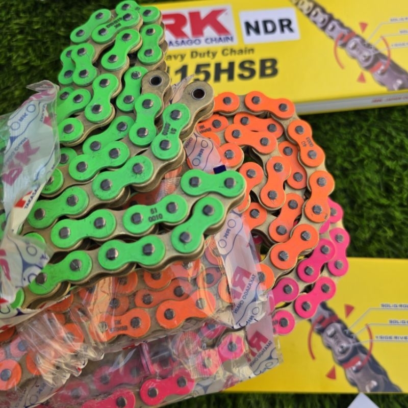 RK LIMITED EDITION PINK GREEN OREN GOLD 415-132L CHAIN TAKASAGO EXCEL ...