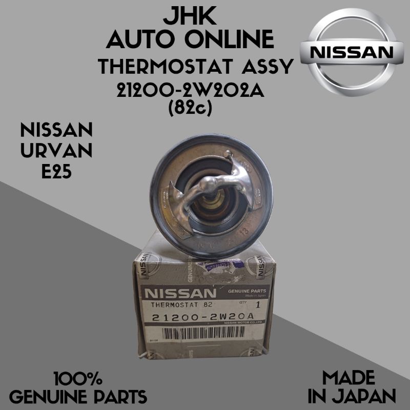 21200-2W20A (82c) THERMOSTAT ASSY NISSAN URVAN E25 100% NEW GENUINE ...