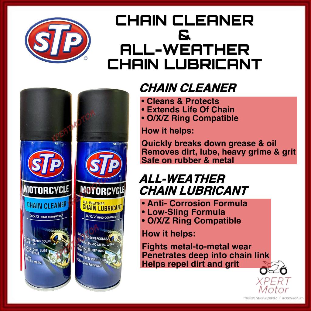 ORIGINAL STP SPRAY ALL-WEATHER CHAIN LUBE AND CHAIN CLEANER 240 ML ...