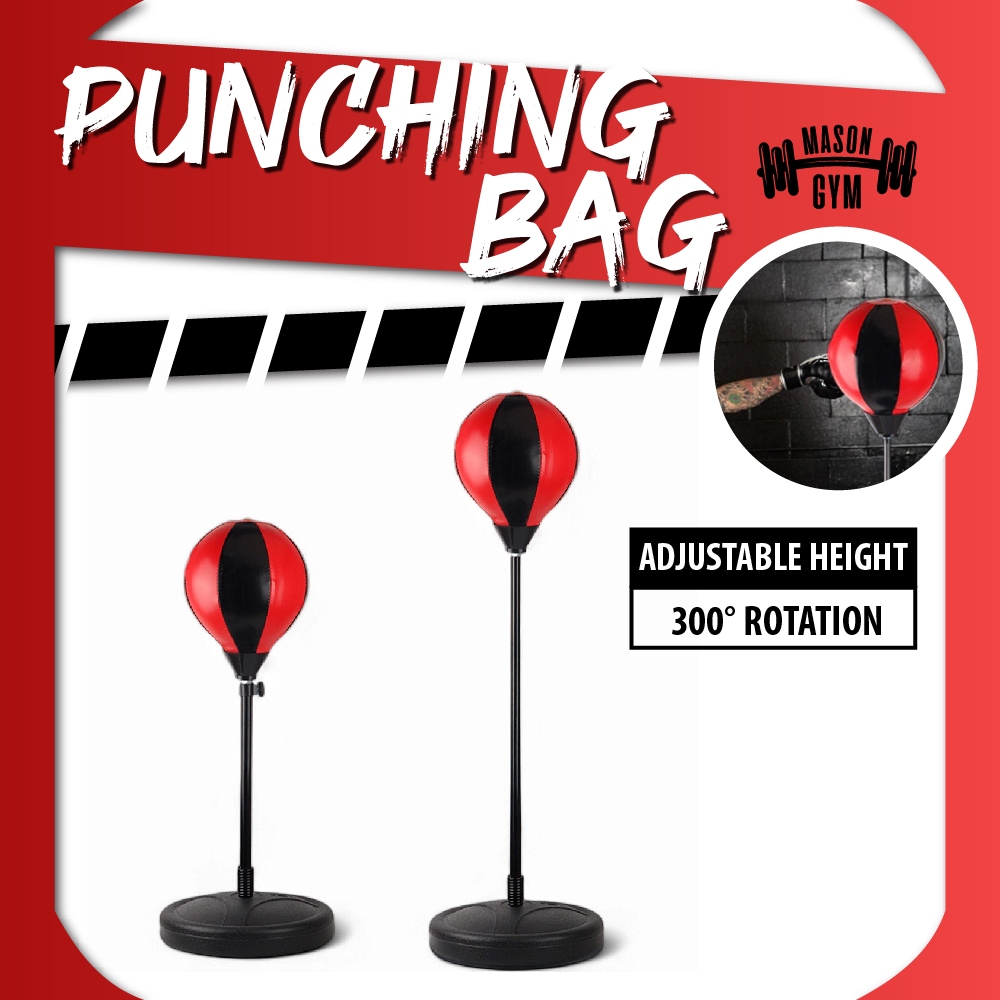 Boxing Sandbag Adjustable Vertical Velocity Ball Bag Sports Goods ...