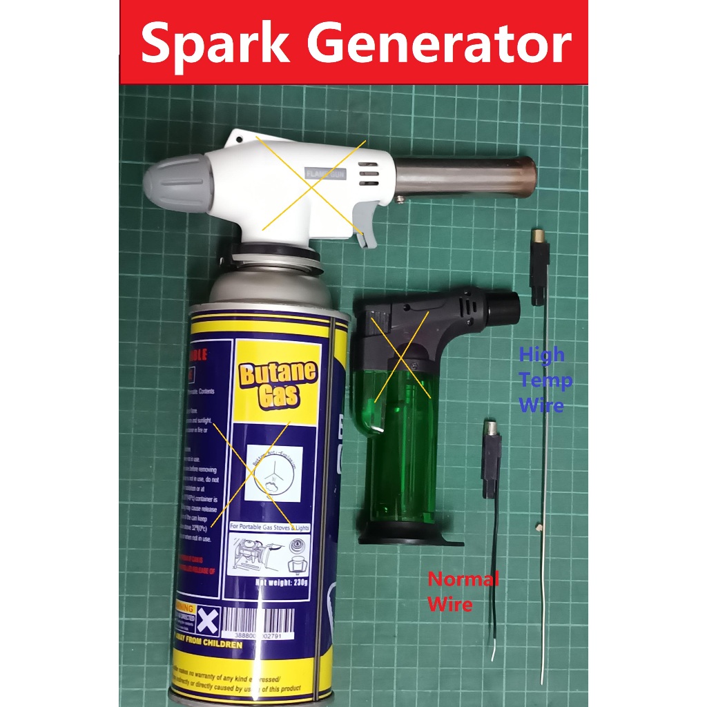 (Melaka Ready Stock)Lighter Spark Generator Jet Lighter Sparkler ...
