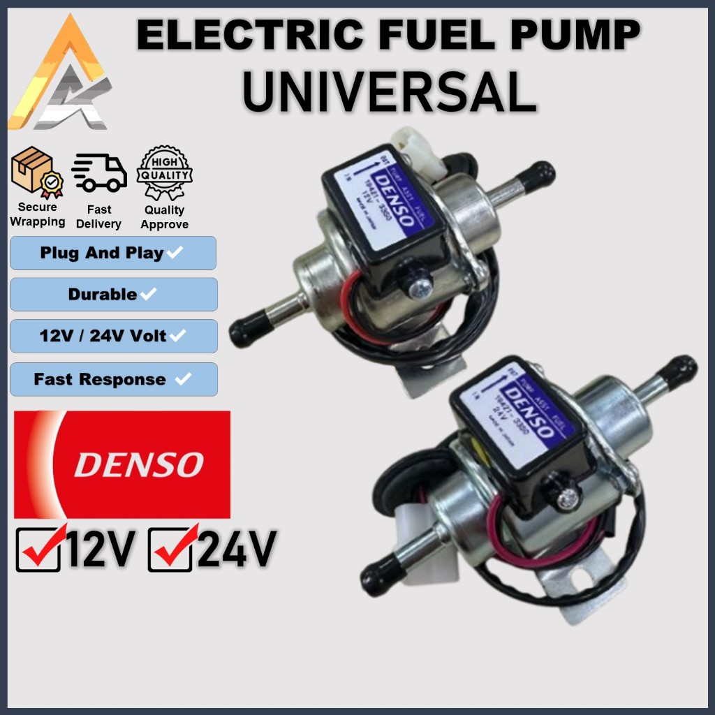 Denso Electric Fuel Pump Oil Injection Car Gasoline Inline Petrol ...