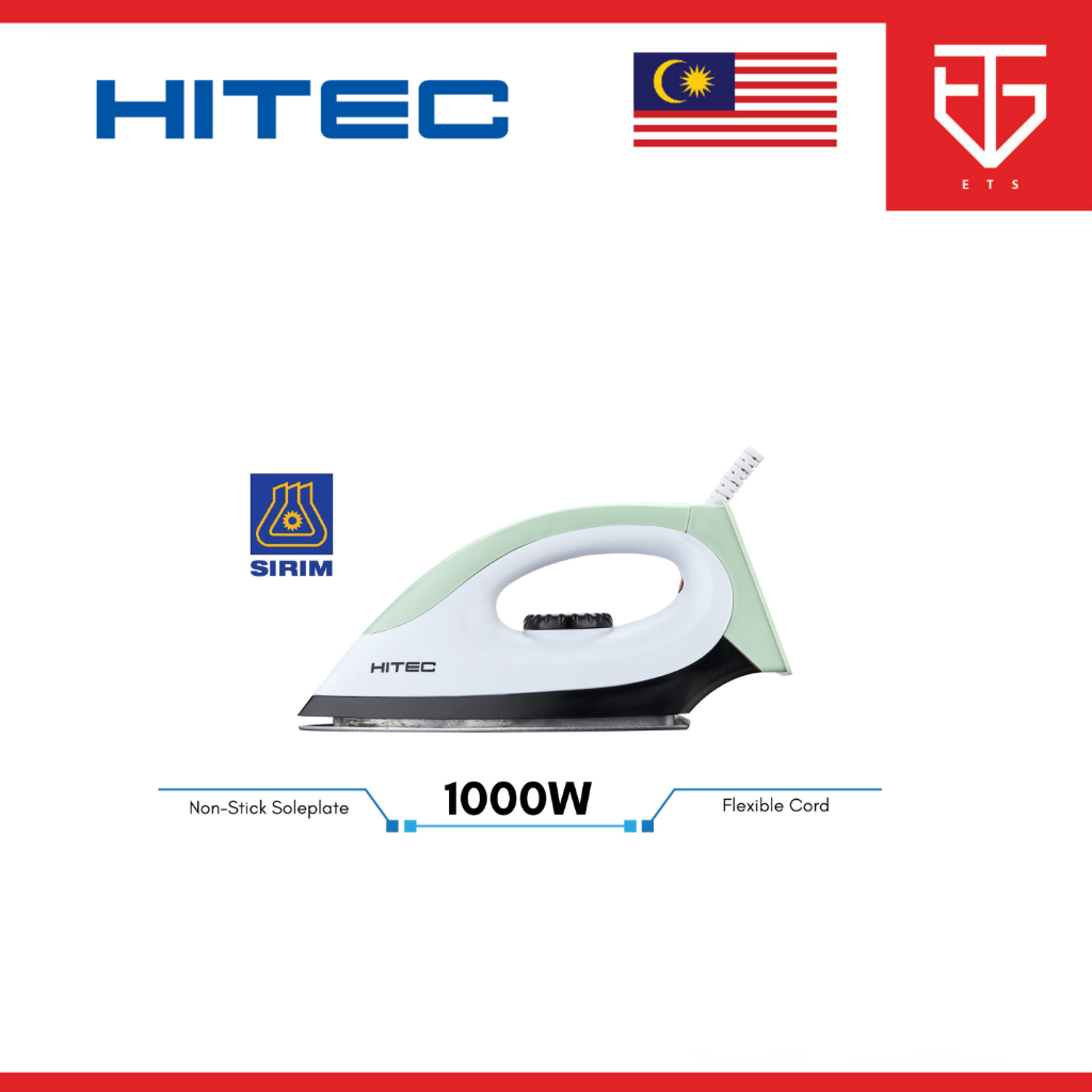 HITEC Electric Dry Iron 1000W HTI-3188D | Shopee Malaysia