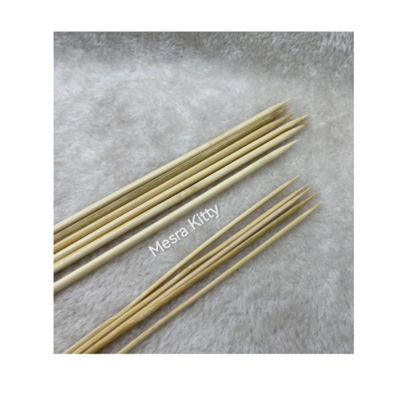 Batang Tebal Lidi BBQ Stick Thick Bamboo Skewer Kayu Cucuk Satey Kayu ...