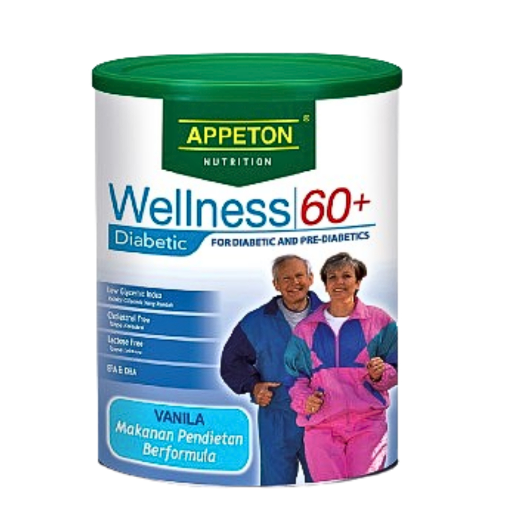 APPETON Wellness 60+ Diabetic Nutrition Milk 400g (Diabetics & Pre ...