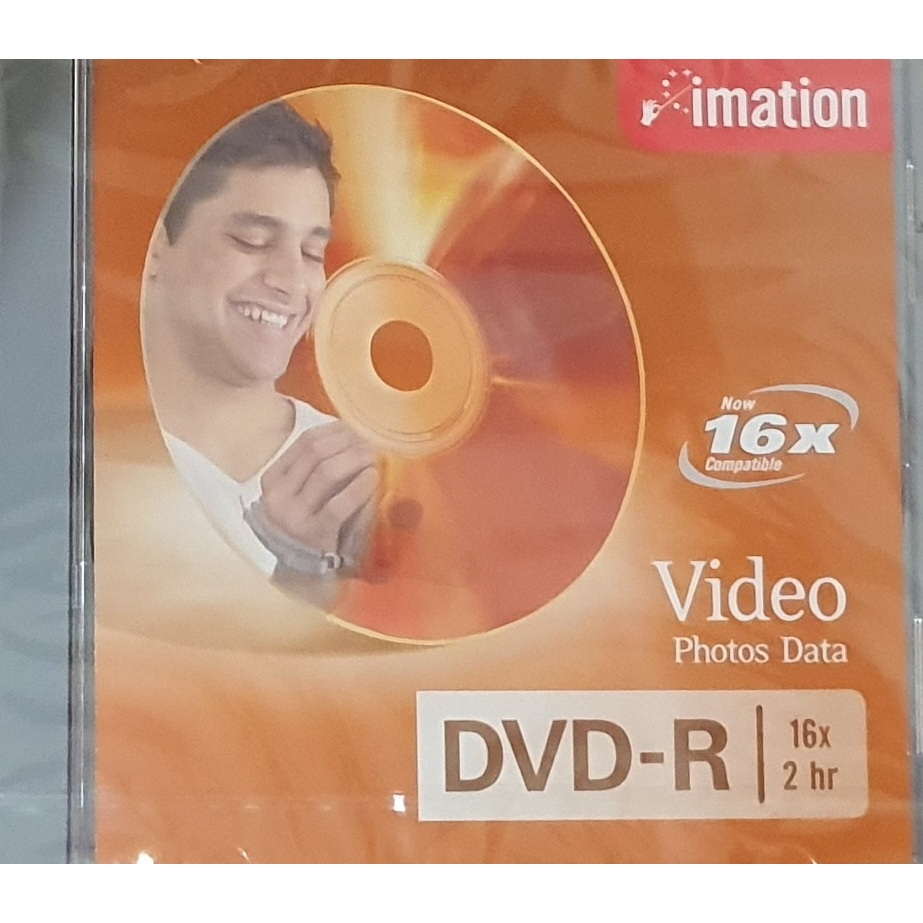 Imation DVD-R Media 4.7GB 120 Minutes 16x High Speed Recordable blank ...