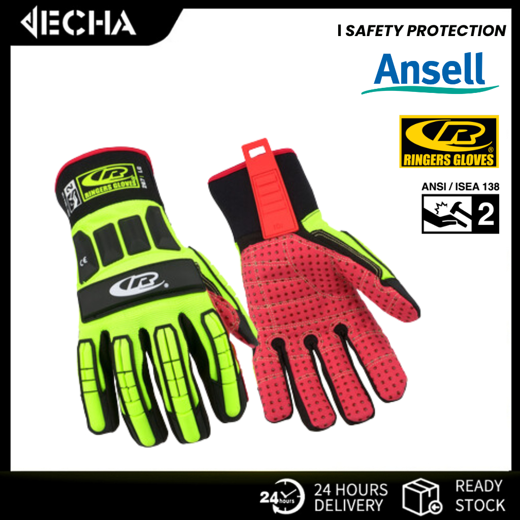 ANSELL Ringer Glove Impact Glove R267 Oil & Gas Glove | Shopee Malaysia