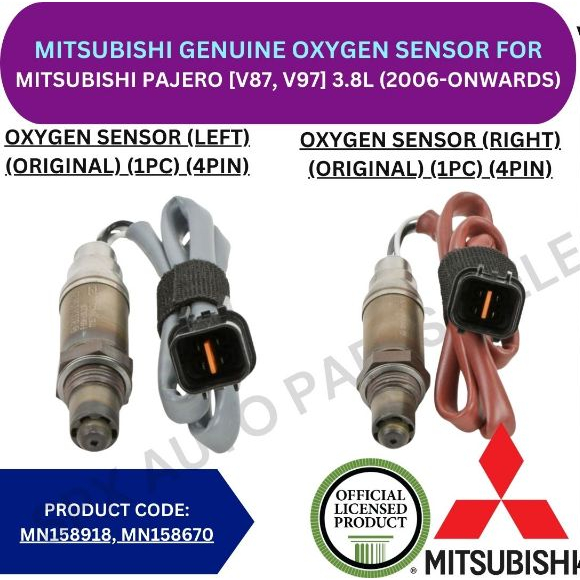 MITSUBISHI GENUINE OXYGEN SENSOR, LAMBDA SENSOR FOR MITSUBISHI PAJERO ...