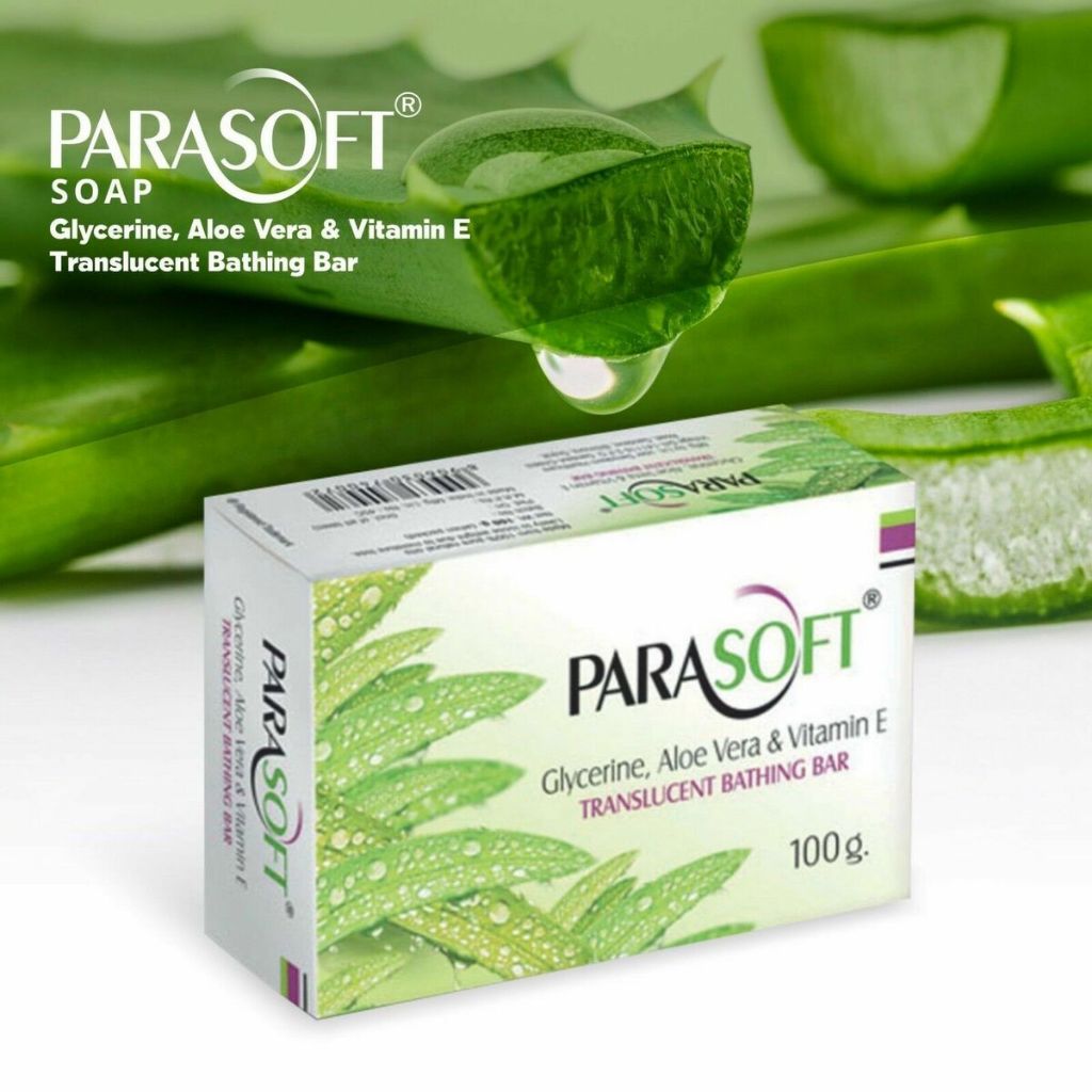 Aloe Vera Soap PARASOFT 100g | Shopee Malaysia