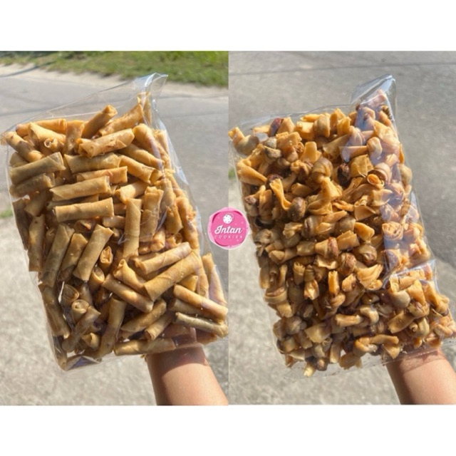 POPIA ROLL & SIMPUL KASIH [inti serunding ikan merah] (sepeket 500gm ...