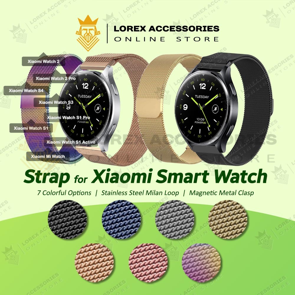 Strap for Xiaomi Watch 2, 2 Pro, S4, S3, S1 Active, Stainless Steel ...